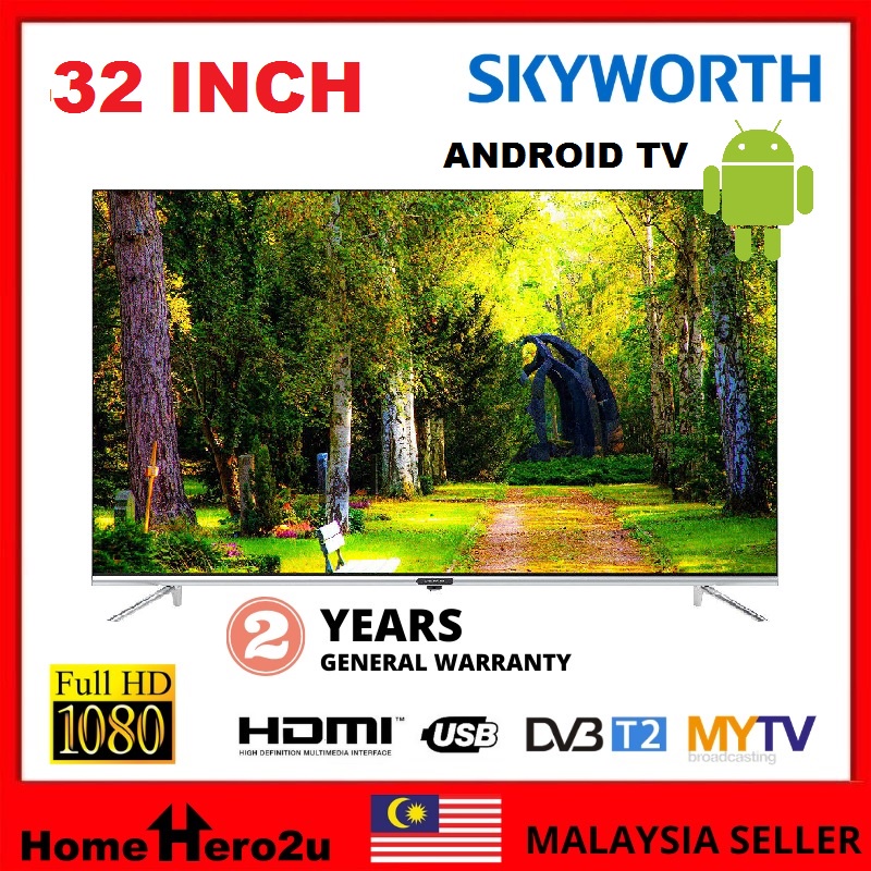 Skyworth 32TB7000 32 Inch HD Smart Android LED TV / 32STD6500 ...