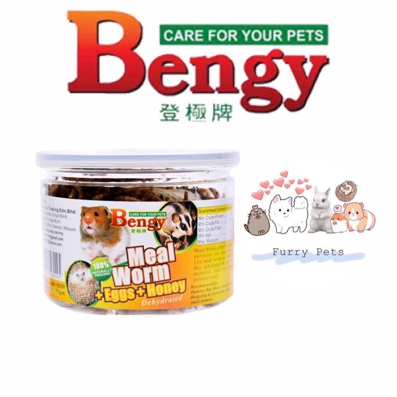 Bengy Dried Meal Worm+Eggs+Honey 75g | Shopee Malaysia