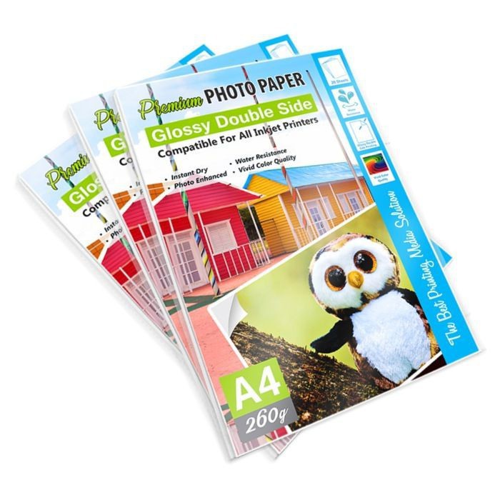 A4 Glossy Paper 260 gsm Photo Paper Double Side A4 260gsm Photo Paper ...