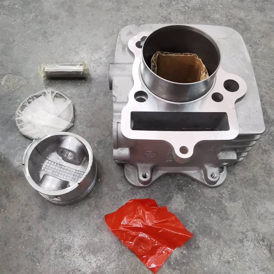 SUZUKI SMASH110 RACING BLOCK ASSY 57MM ( WITH PISTON & RING ) CYLINDER ...