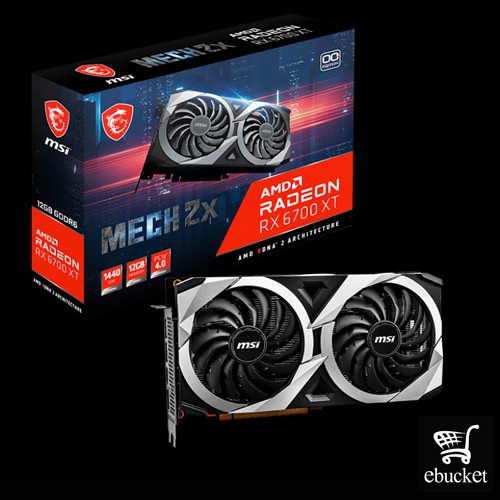 MSI Radeon™ RX 6700 XT MECH 2X 12G OC Graphic Card | Shopee Malaysia