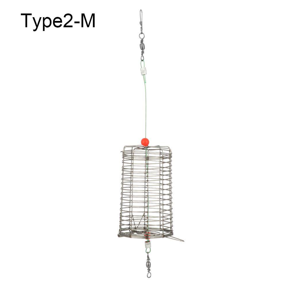 LETTER Useful Aquarium Bait Feeder Trap Basket Food Feeding Fishing ...