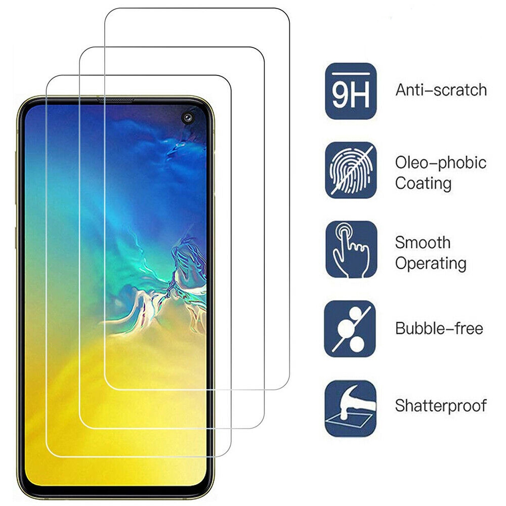 For Samsung Galaxy S10e - Real 9H HD-Clear Tempered Glass Screen ...