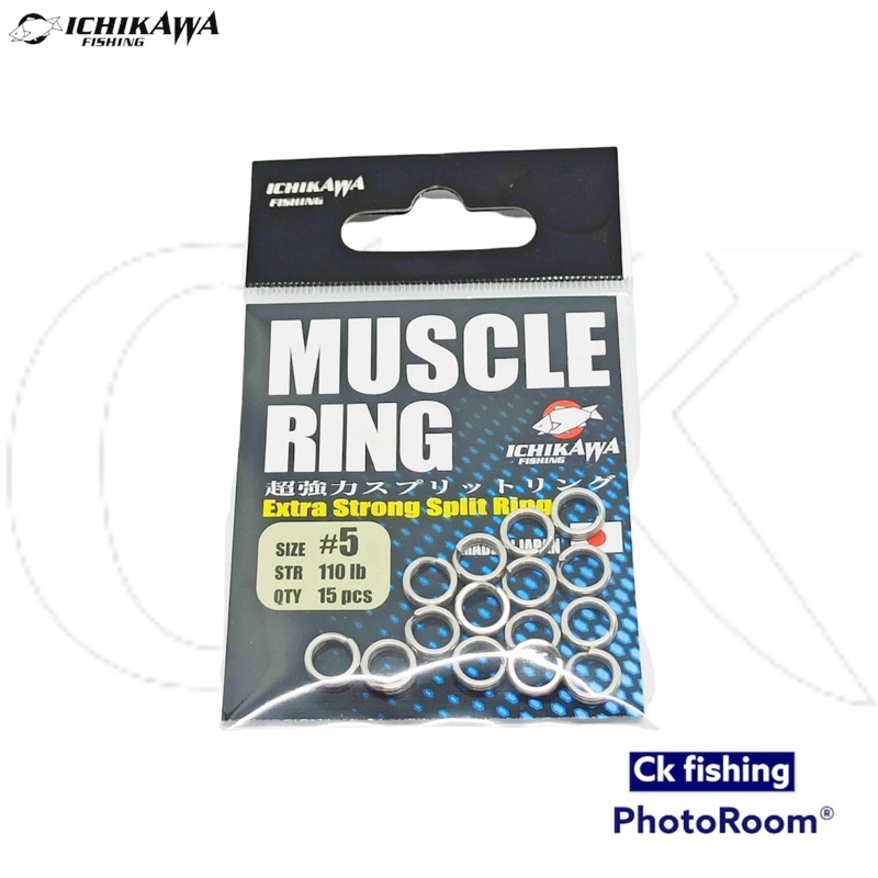 Ichikawa Fishing Muscle Ring Extra Strong Size 40lb To 130lb ...