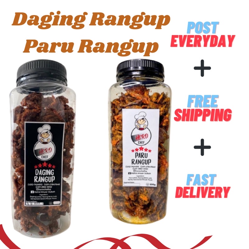 Paru Rangup & Daging Rangup Hero Chef | Shopee Malaysia