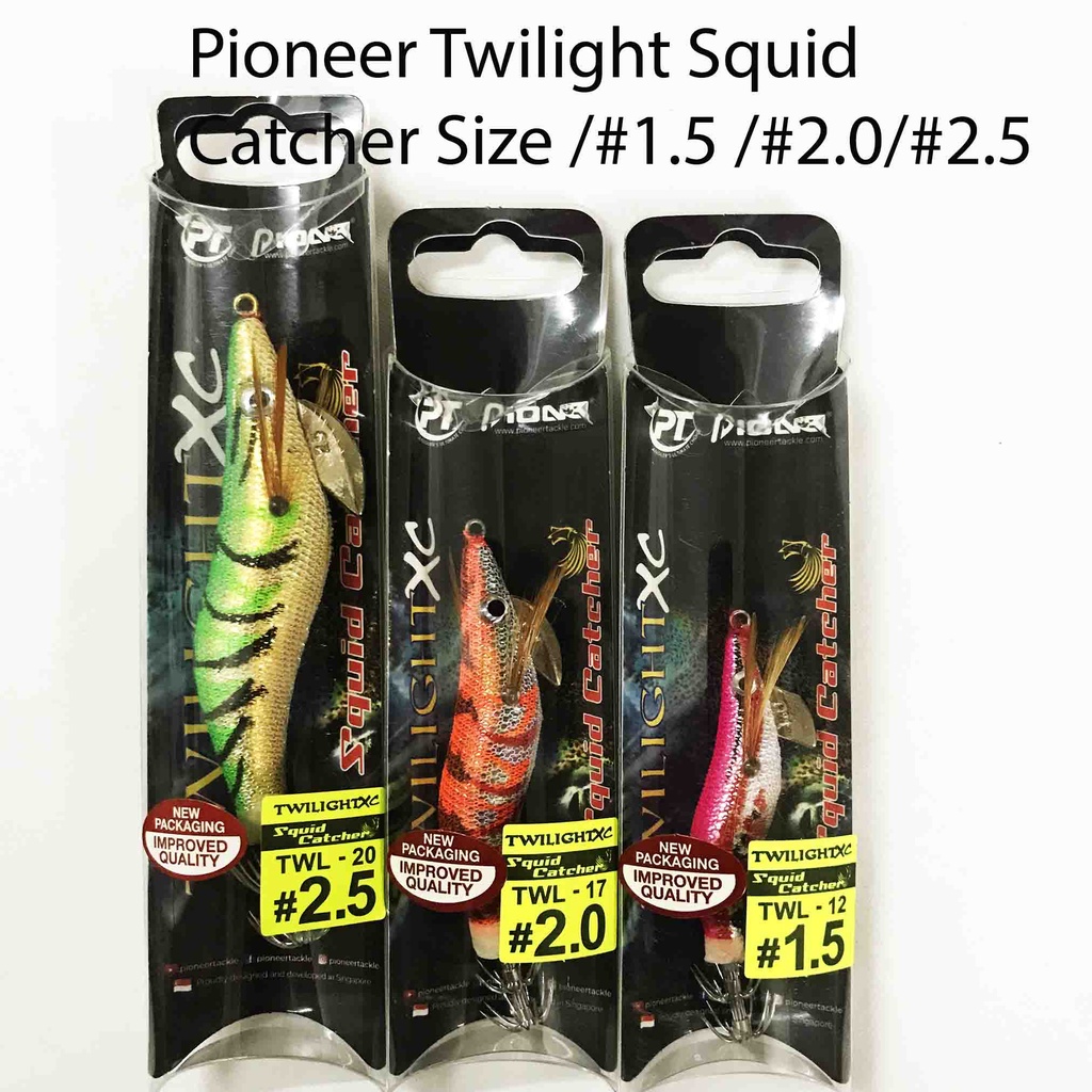 Pioneer Twilight Squid Catcher Size /#1.5 /#2.0/#2.5 Candat Sotong ...