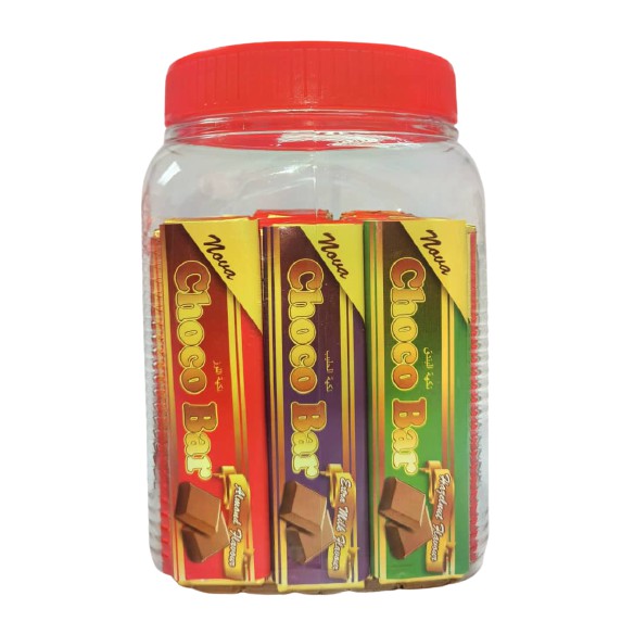 NOVA MILK CHOCOLATE ASSORTED CHOCOBAR JAR 60PCS | Shopee Malaysia