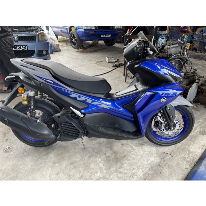 YAMAHA NVX VERSION 2/v2 DAN V1:SEAT RACING PADU LG LEMBUT | Shopee Malaysia