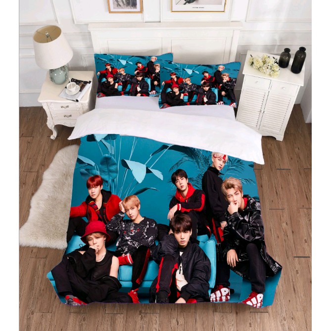 ️ Cadar patchwork【BTS WORLD】KPOP Bangtan Jin Suga J-Hope RM Jimin V ...