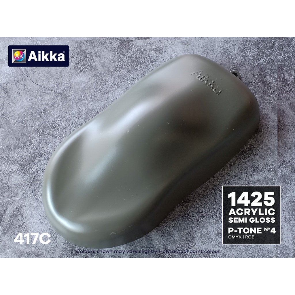 AIKKA Paint PANTONE Colour 417C / 1425 ACRYLIC SEMI GLOSS PAINT ...