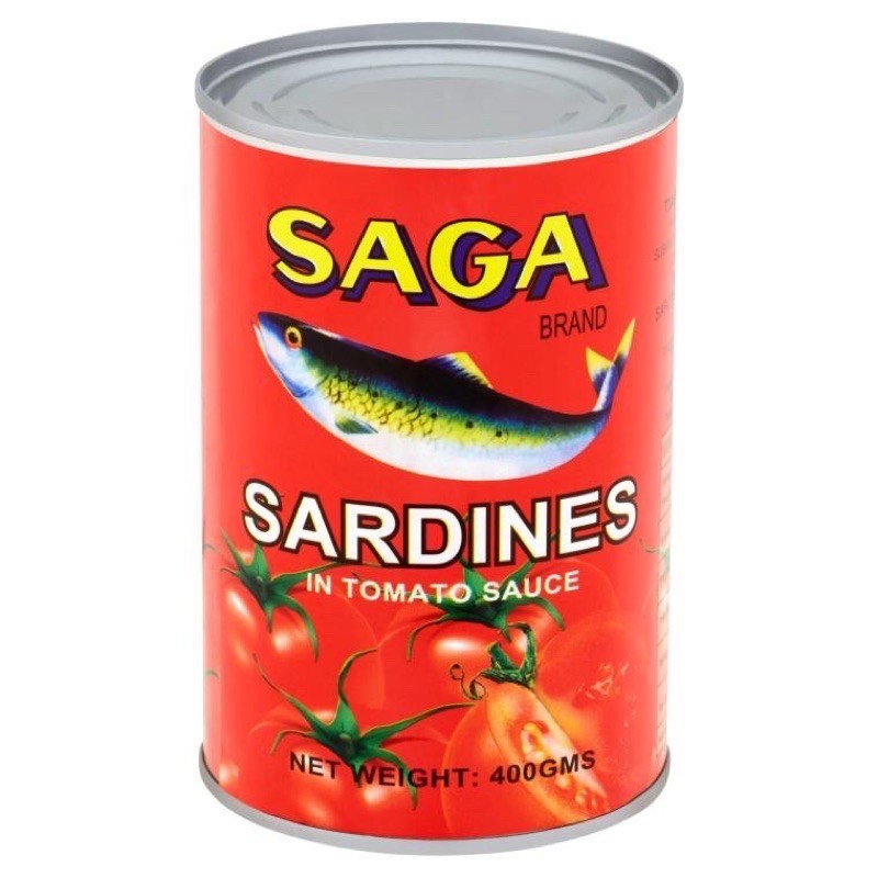 🔥【Ready Stock秒发货】Saga Brand Sardines in Tomato Sauce 400gm | Shopee ...