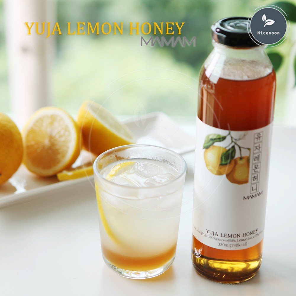 MAMAM Yuja Lemon Honey 330ml | Concentrated with Korea Yuja Juice ...