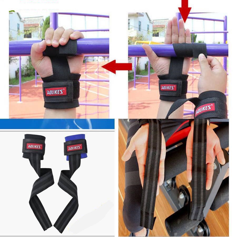 7638 KINGDOM SPORT Gym Support Lifting Straps (Pair) | Shopee Malaysia