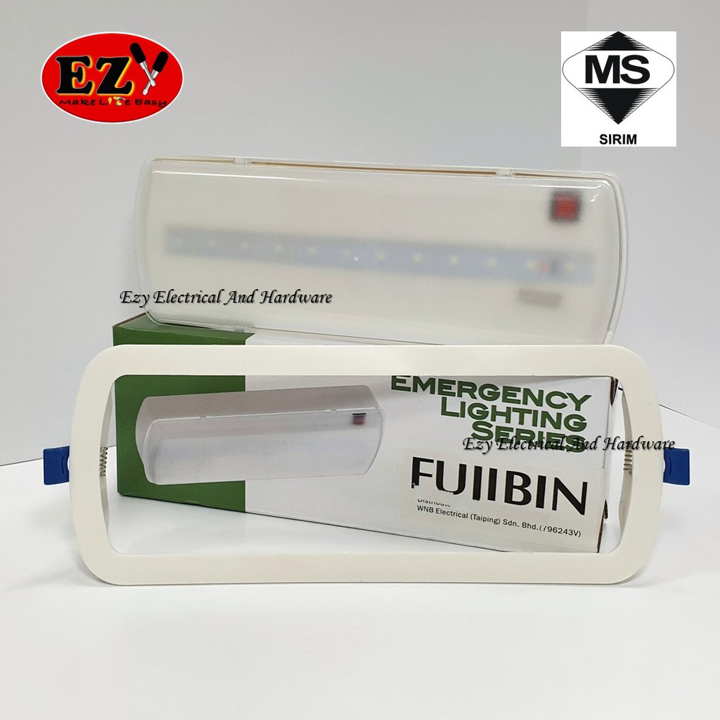 LATEST FUJIBIN EMERGENCY LIGHT LED MINI KEL12L-44P (SIRIM) WALL ...