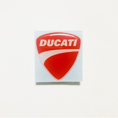 MERAH Ducati Sticker Red Color 3D Flexible Emblem Logo | Shopee Malaysia