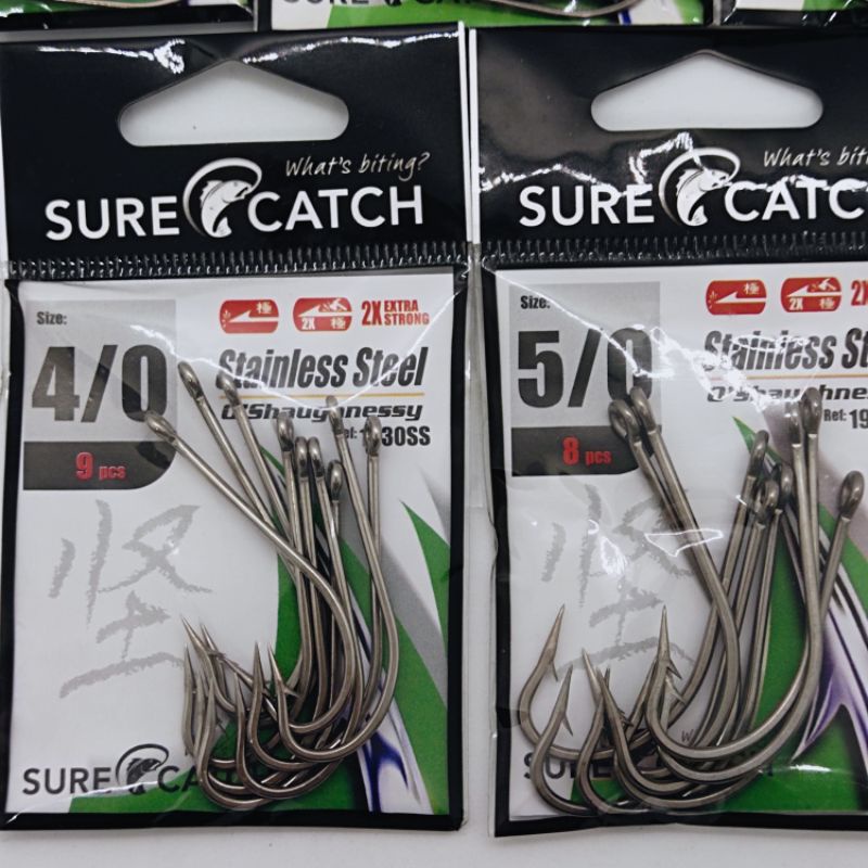 SURECATCH 1930ss O'SGAUGHNESSY STAINLESS STEEL HOOKS surecatch hook ...
