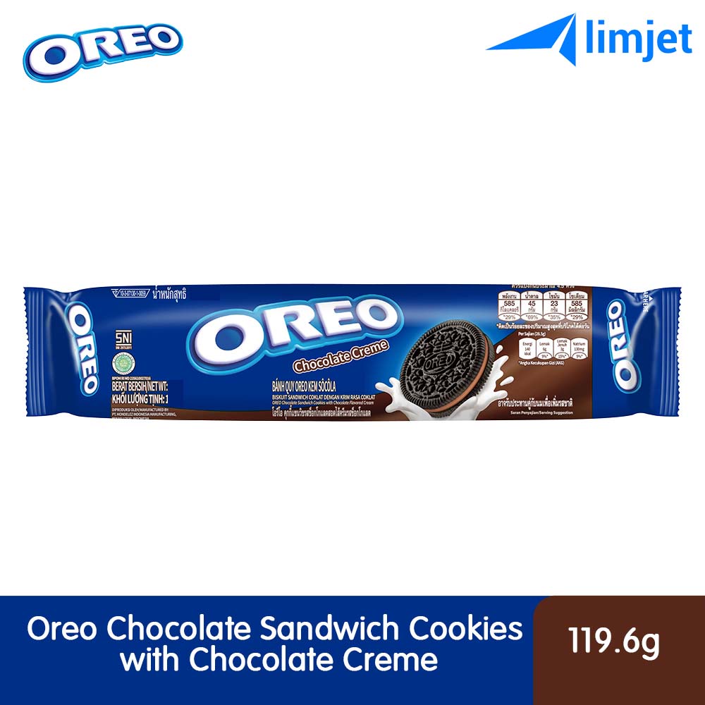 Oreo Chocolate Sandwich Cookies with Chocolate Creme Flavored Cream 119 ...