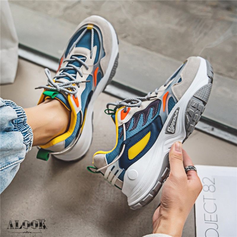 Kasut Unisex 39-44 Sport Shoes 2021 Korean Fashion Style Clunck Sneaker ...