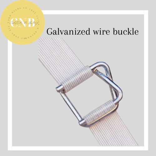 galvanized wire buckle composite Strap 19mm x 1000pcs/Box | Shopee Malaysia