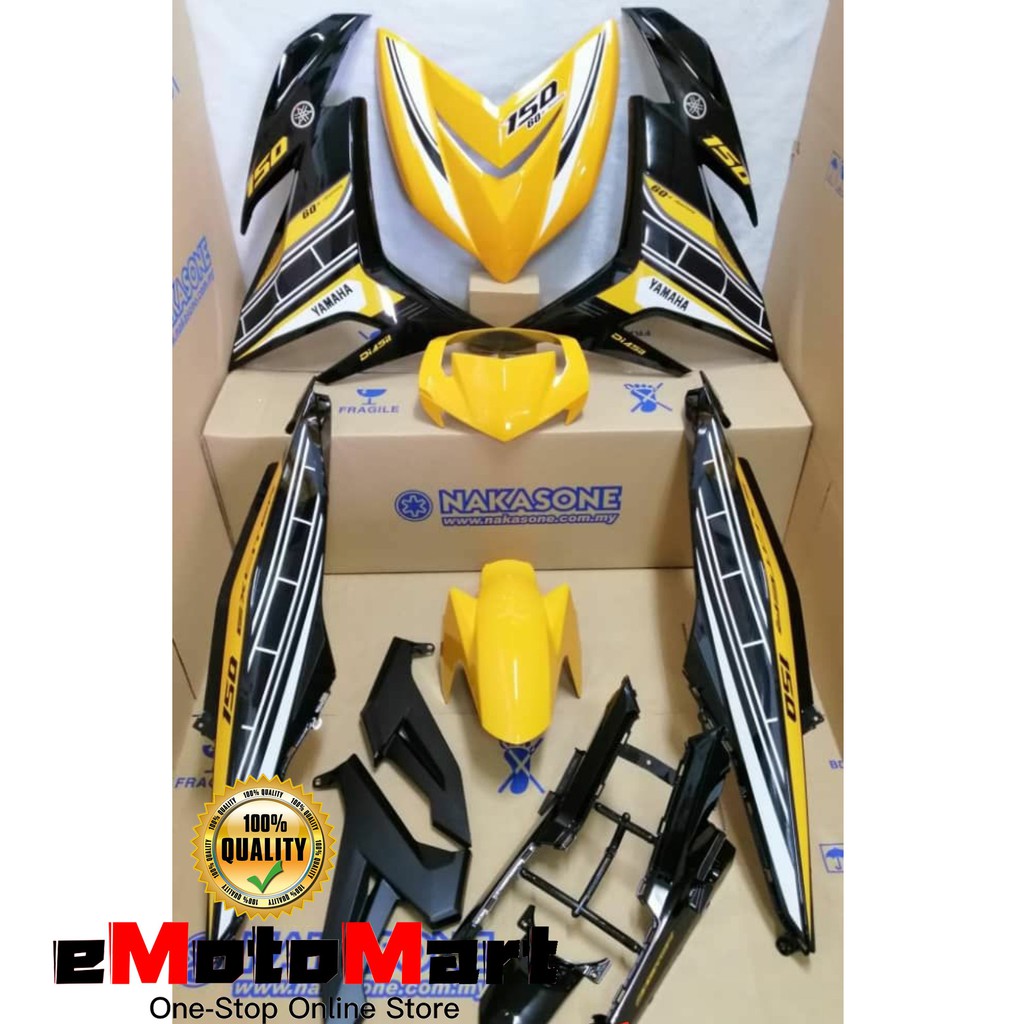 YAMAHA Y15ZR V1 Y15ZR V2 COVER SET EXCITER KENNY ROBERT 60TH ...