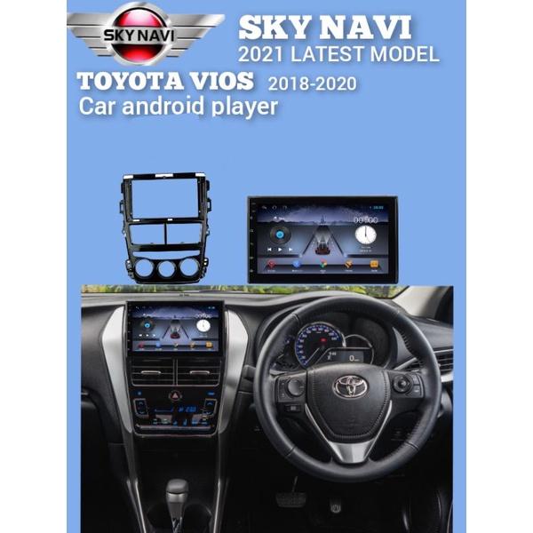 TOYOTA VIOS 2018-2020 SKY NAVI T3L CAR ANDROID PLAYER | Shopee Malaysia