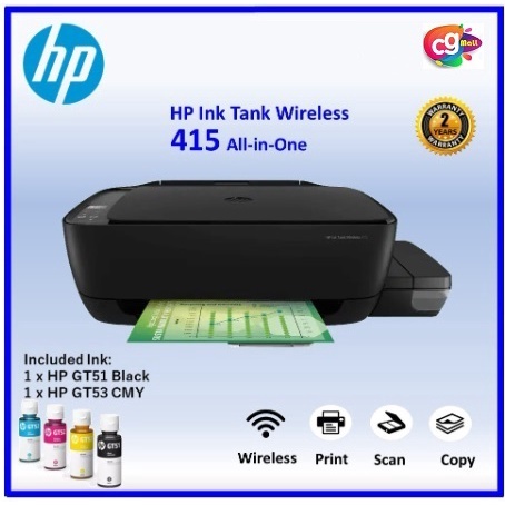 HP Ink Tank Wireless 415 All In One Printer | Shopee Malaysia