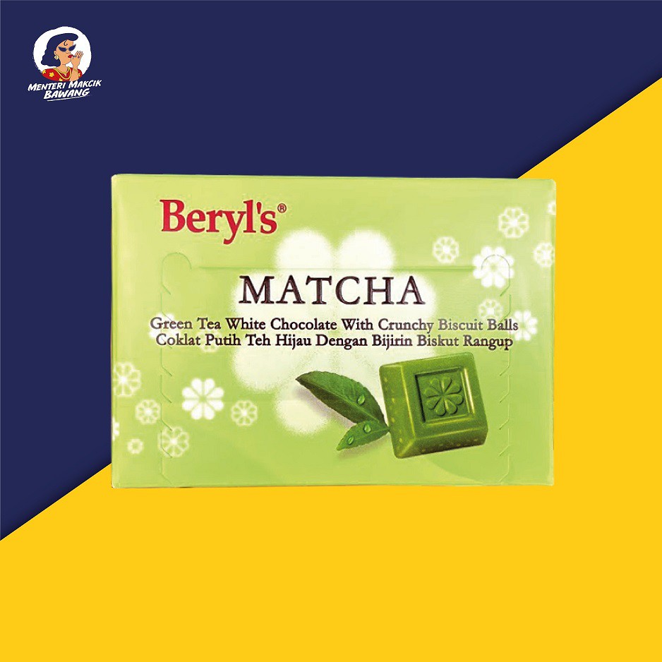 Beryl's Matcha Green Tea Chocolate With Crunchy Malt Puff 60g (Ready ...