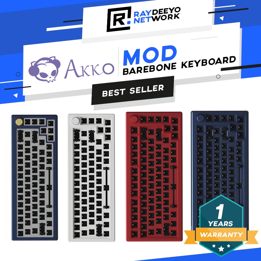 Akko MOD006 / MOD007 V2 / MOD008 Barebone Keyboard [Comes with Aluminum ...