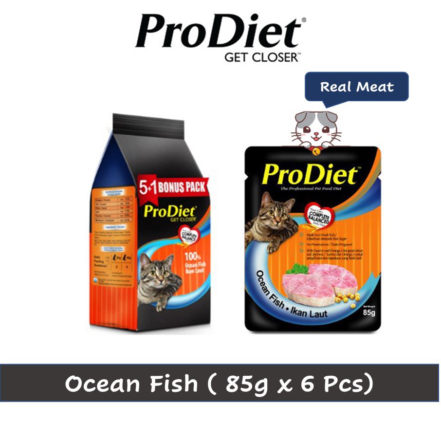 ProDiet Wet Cat Food Pouch Makanan Kucing Pro Diet 85g | Shopee Malaysia
