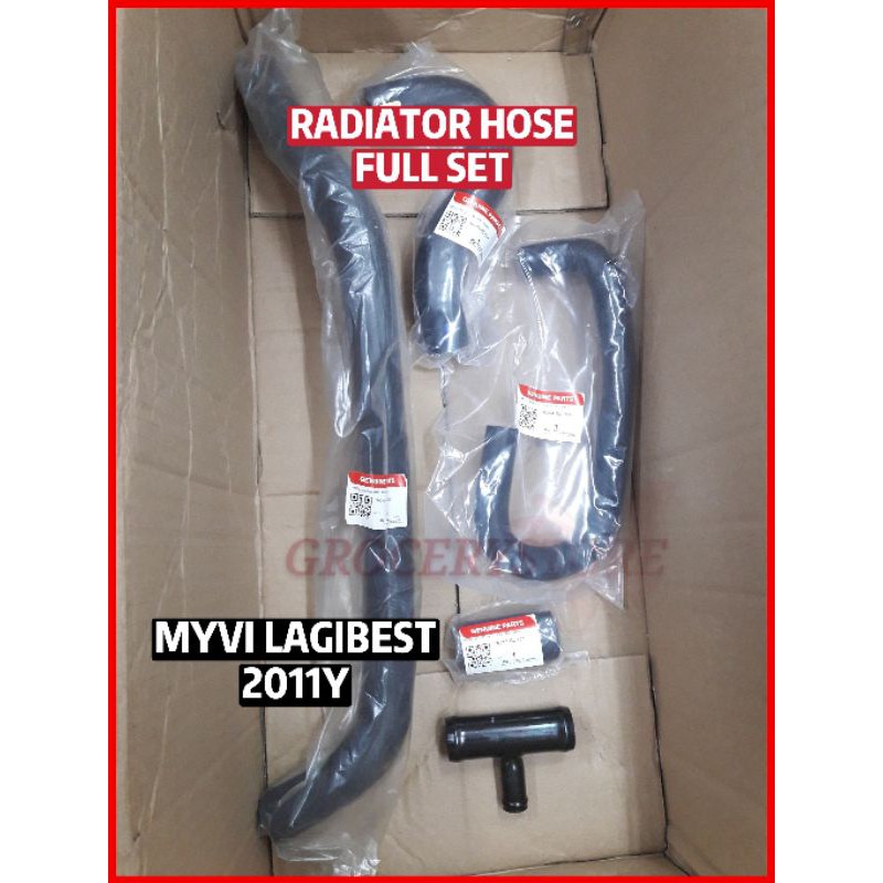 Radiator Hose Set Original Perodua MYVI 1.3 2005-2010 / MYVI 1.5 ...