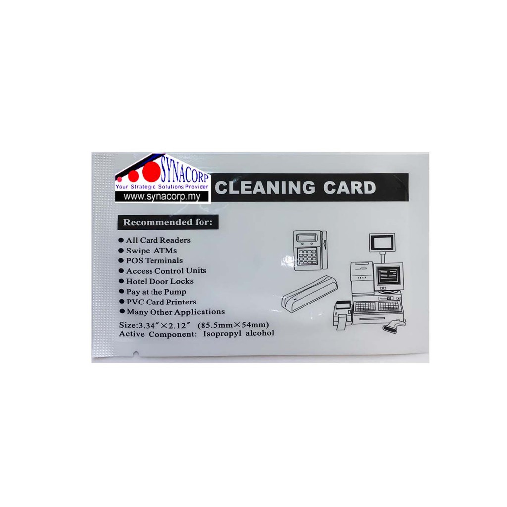 1PC ST11 Head Slot Cleaning Card for ATM, POS, Petrol Station, Card ...