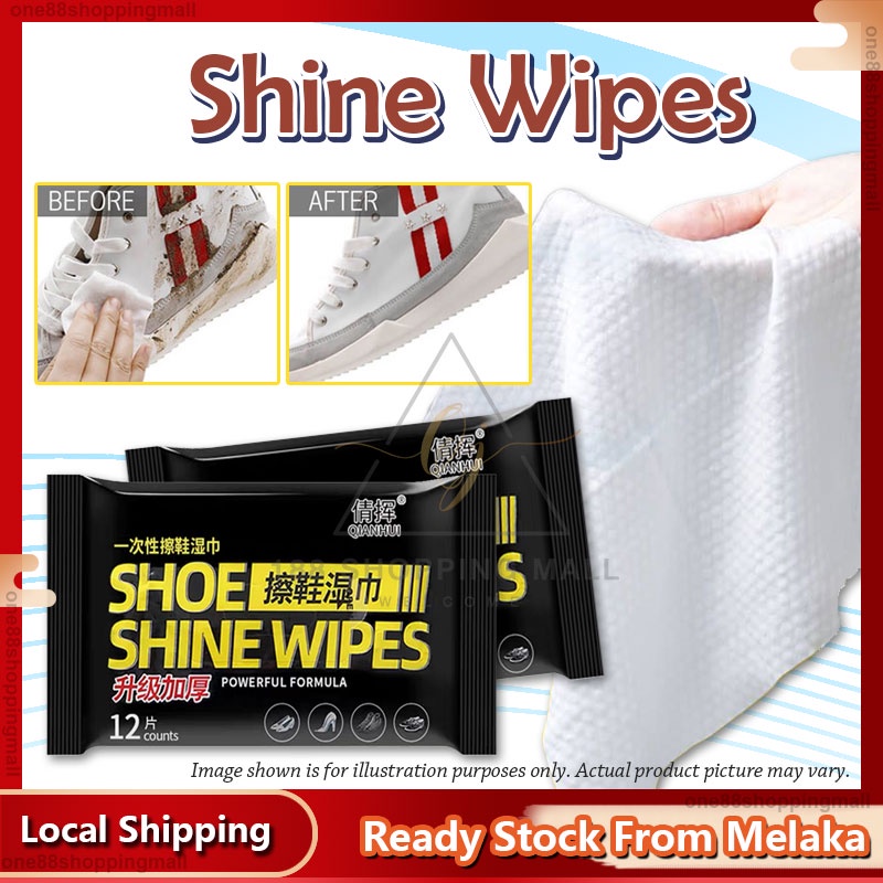 12Pcs Disposable Shoe Wipes Small White Shoe Artifact Cleaning Tools Care Shoes Useful Fast ...