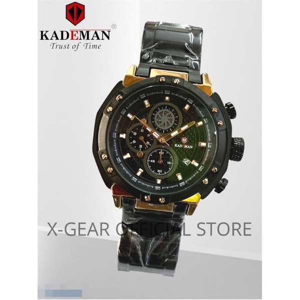 KADEMAN KDM868 | MEN | STAINLESS STEEL | ALL FUNCTIONS | Shopee Malaysia