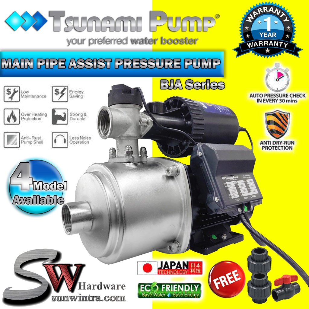 Tsunami Water Pump Automatic BJA Series Automatic Water Booster Pump ...