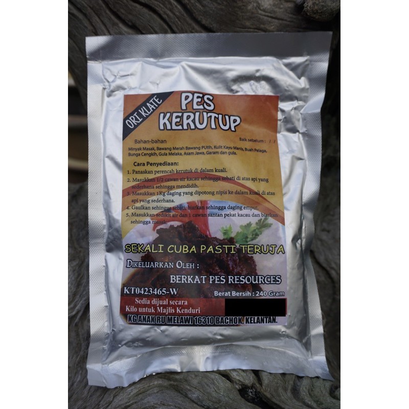 Pes Paste Kerutup/Kerutuk Original Kelantan (240g) | Shopee Malaysia