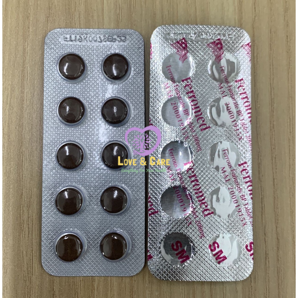 FERROMED (FERRUS FUMARATE/IRON 200MG) 10'S/STRIP (Treat iron-deficiency ...