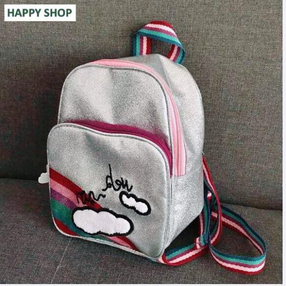 Children'S backpack - RainBow Silver Backpack (Korean Exported ZARA ...