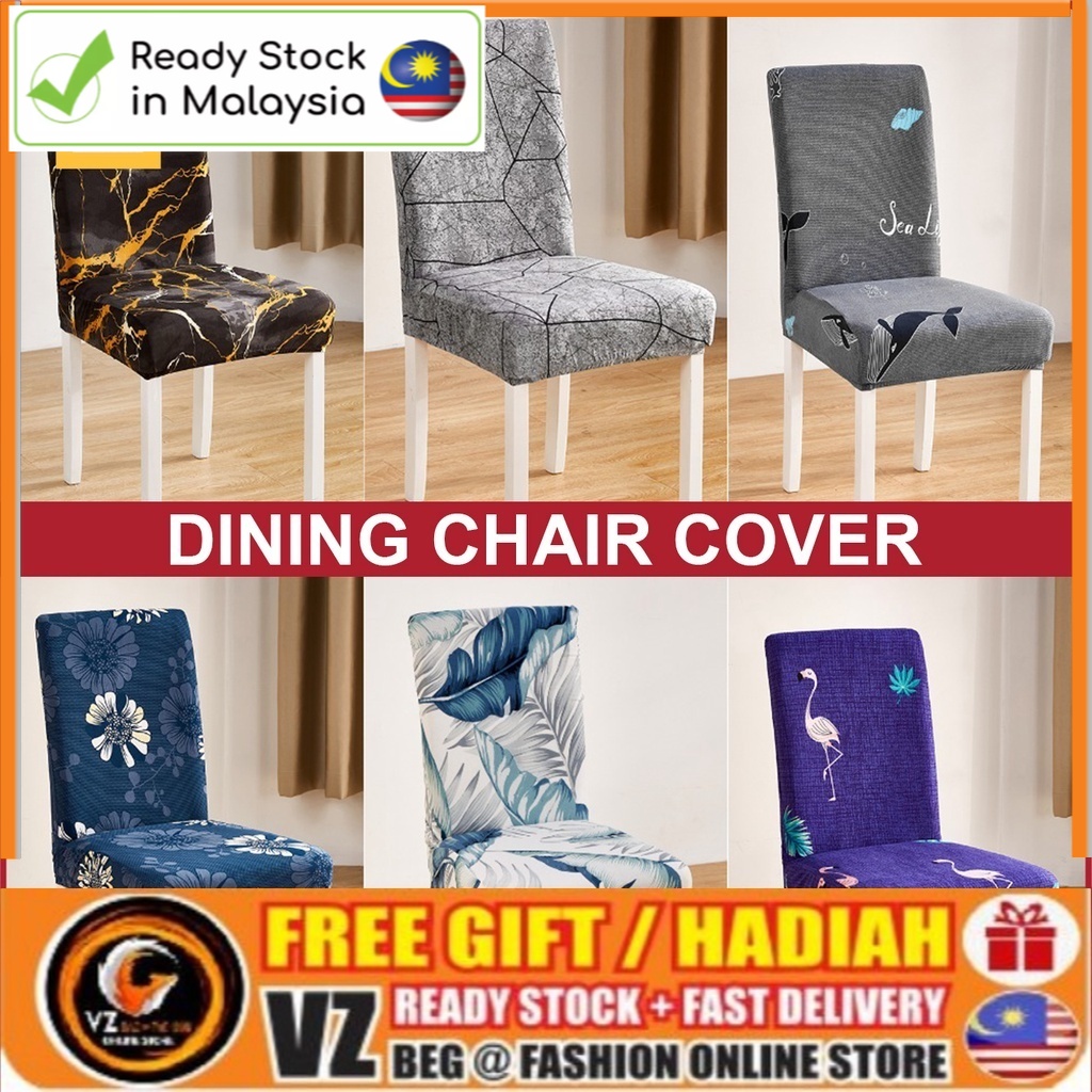 🎁 Dining Chair Cover Sarung Kerusi Chair Cover Corak Ready Stok ...