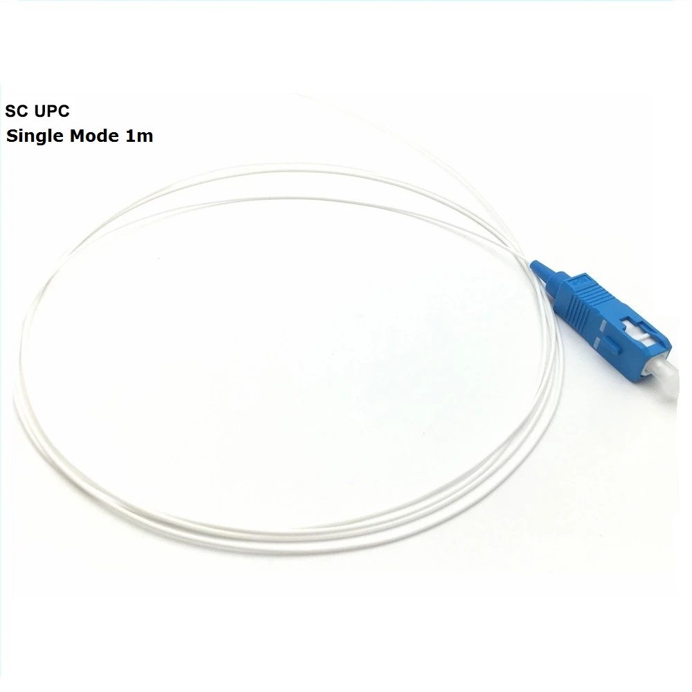 SC-UPC APC Fiber Optic Pigtail Simplex 0.9mm 9/125 Single Mode 1 core ...