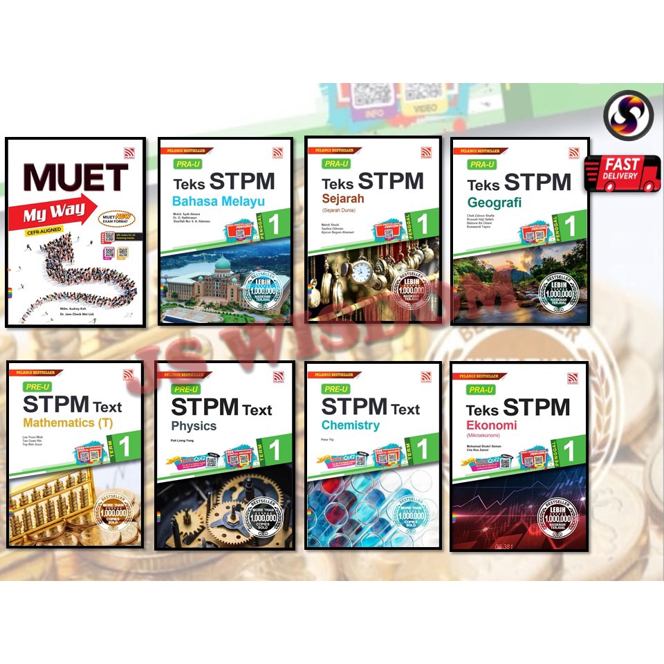 PRA-U TEKS STPM Penggal 1 ( PRE-U TEXT ) SEMESTER 1 MUET MY WAY NEW EXAM FORMAT Buku Rujukan ...