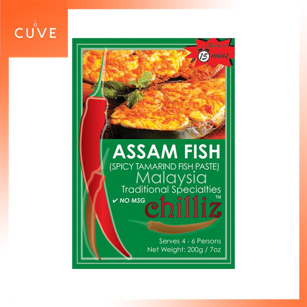 (HALAL) Chilliz Assam Fish Paste- 1 Inner Pack 200g- Malaysia ...