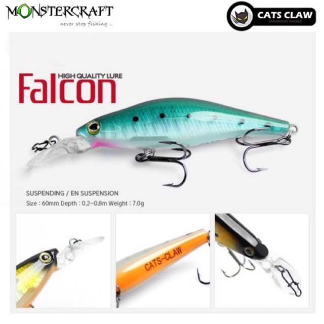 CATS CLAW - Falcon 3d 60sp List 2 | Shopee Malaysia