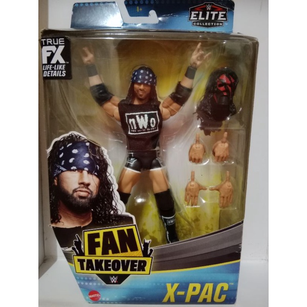 Mattel WWE Elite Fan Takeover Series 2 X-Pac NWO Wrestling Figure ...