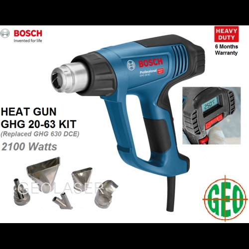 BOSCH 2100W GHG 20-63 KIT Heavy Duty Heat Hot Air Gun C/W ACCESSORIES ...