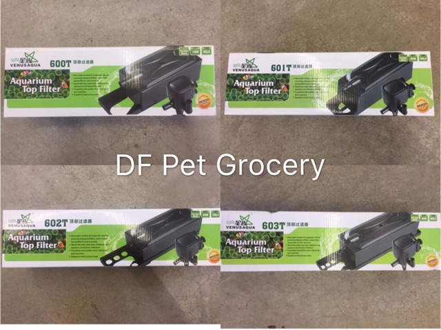 Venus Aqua Aquarium Top Filter 600T/601T/602T/603T - Fish Tank Filter ...