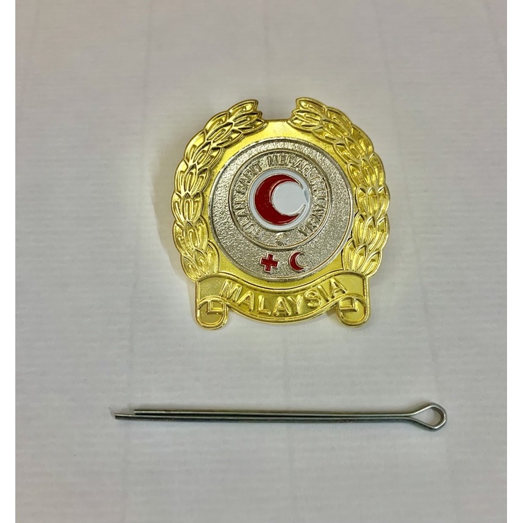 Metal Cap Badge Bulan Sabit Merah Malaysia (BSMM) / (PBSM) | Shopee ...