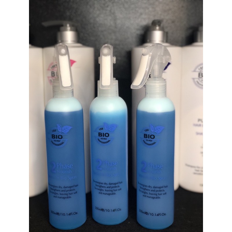 BIO KOREA 100%PROFESSIONAL PHASE NOURISH LEAVE-IN BIO SPRAY 300ML ...