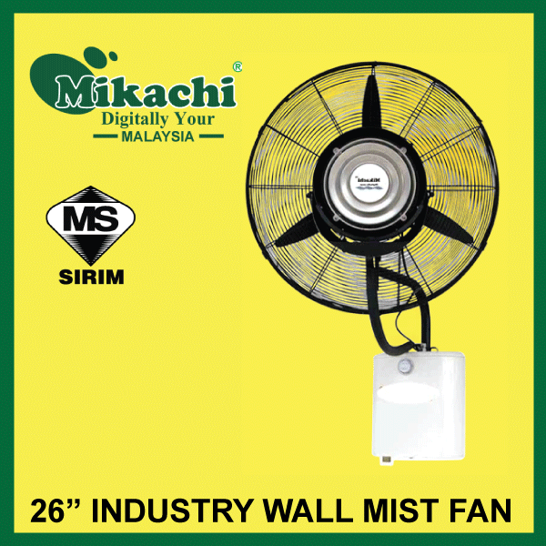 Mikachi 26” INDUSTRY WALL FAN | Shopee Malaysia