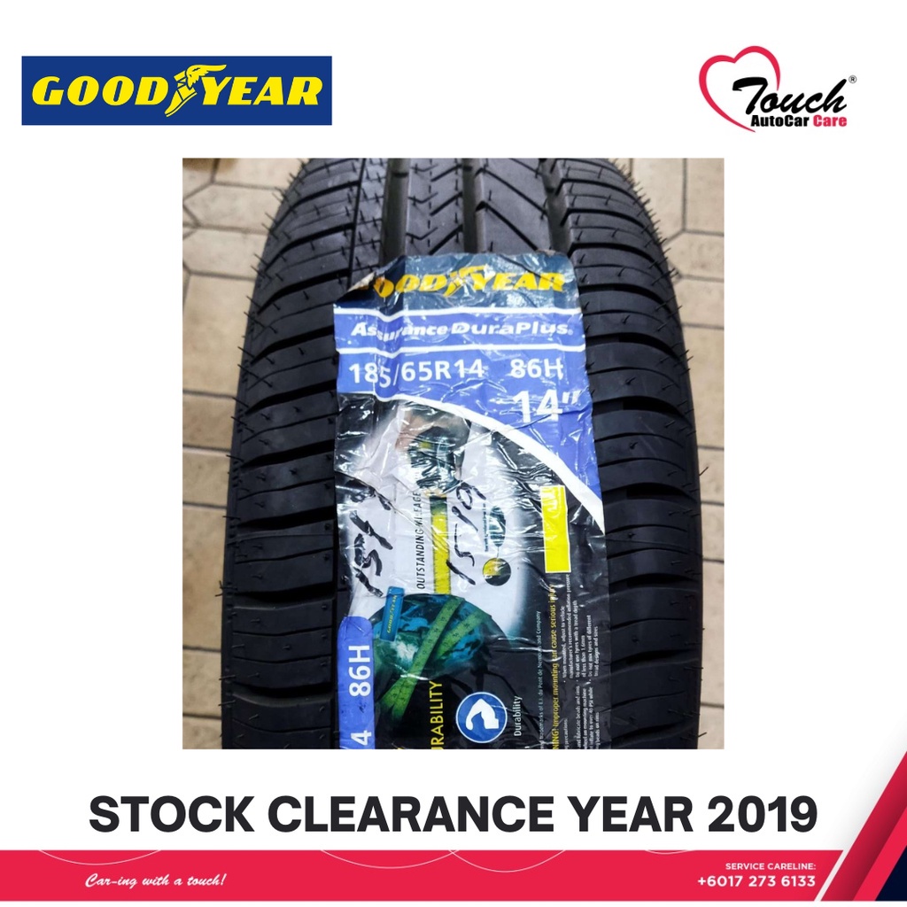 185/65R14 GOODYEAR ASSURANCE DURAPLUS 86H Tyre Clearance Year 2019 ...