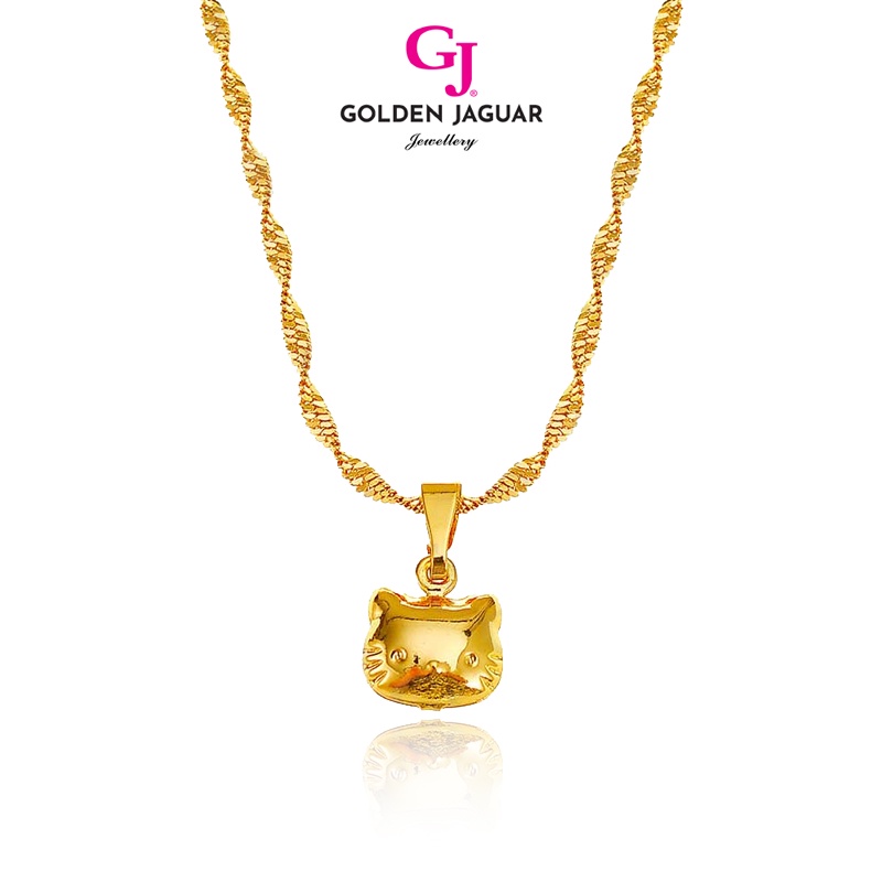 GJ Jewellery Emas Bangkok Emas Korea 24K Gold Plated Necklace Hello K1 ...